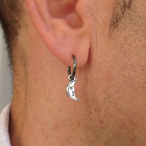 Moon Earrings - Etsy