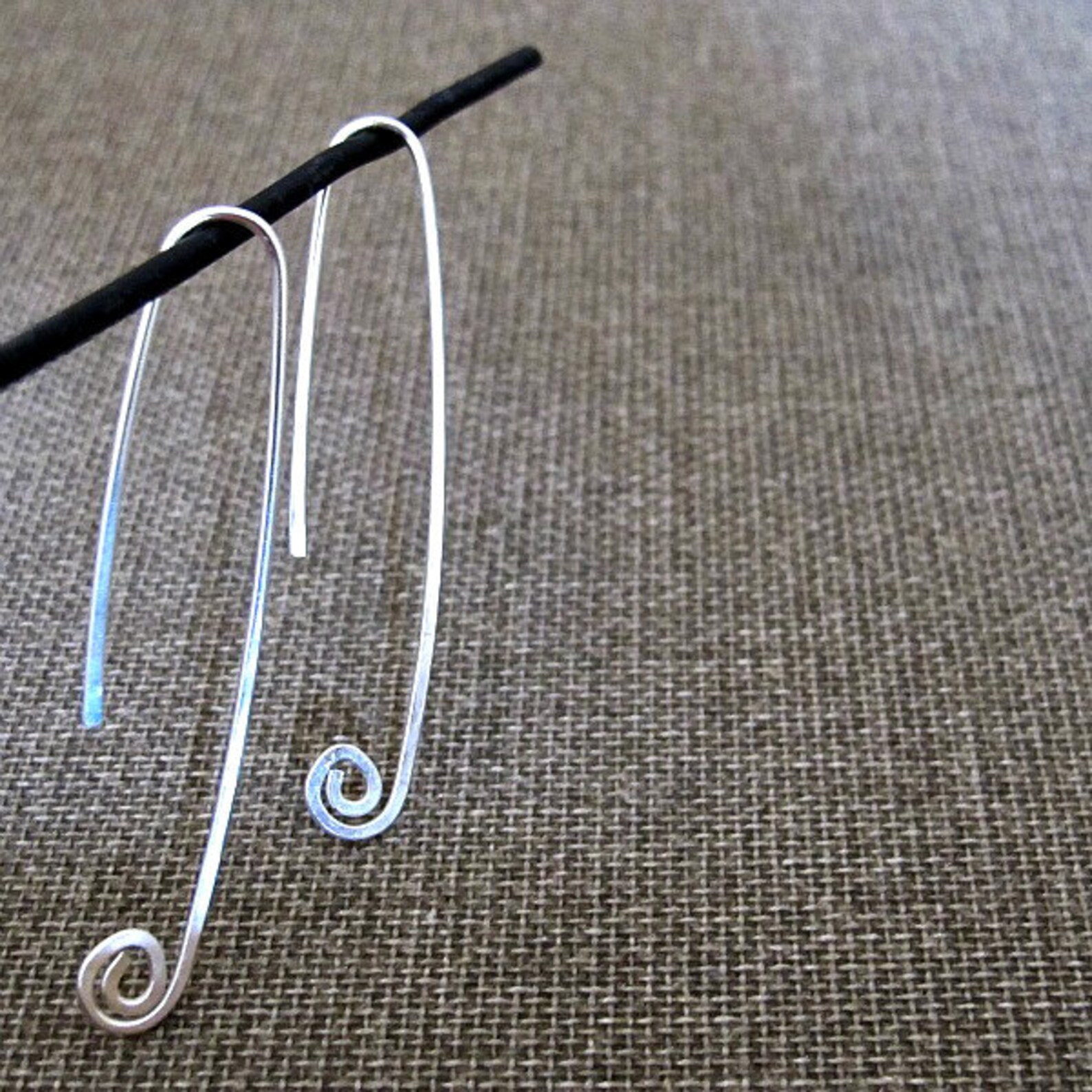 Modern Paperclip Silver Earrings Pantsuit Nation Sterling Silver ...