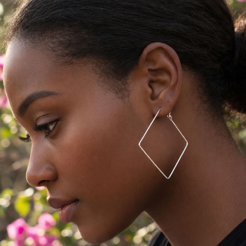Square Hoops - Etsy