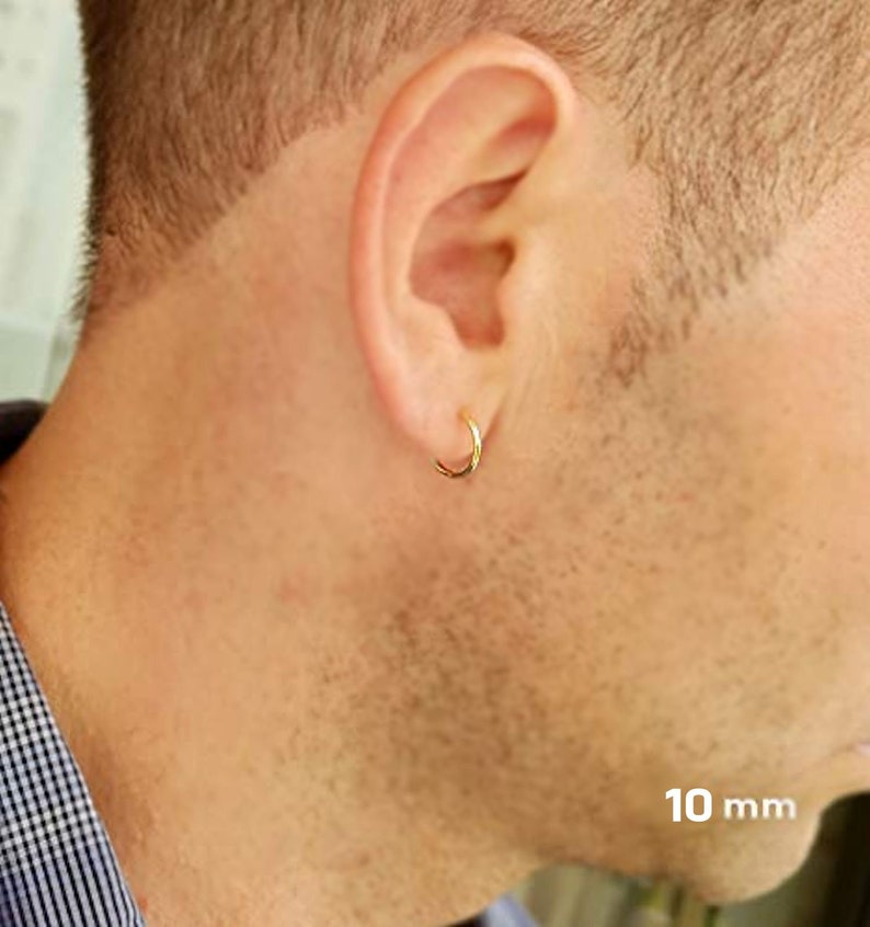 Mens Hoop Earrings. Mens Earrings. Sterling Silver Unisex - Etsy Mens Hoop Earrings. Mens Earrings. Sterling Silver Unisex - Etsy