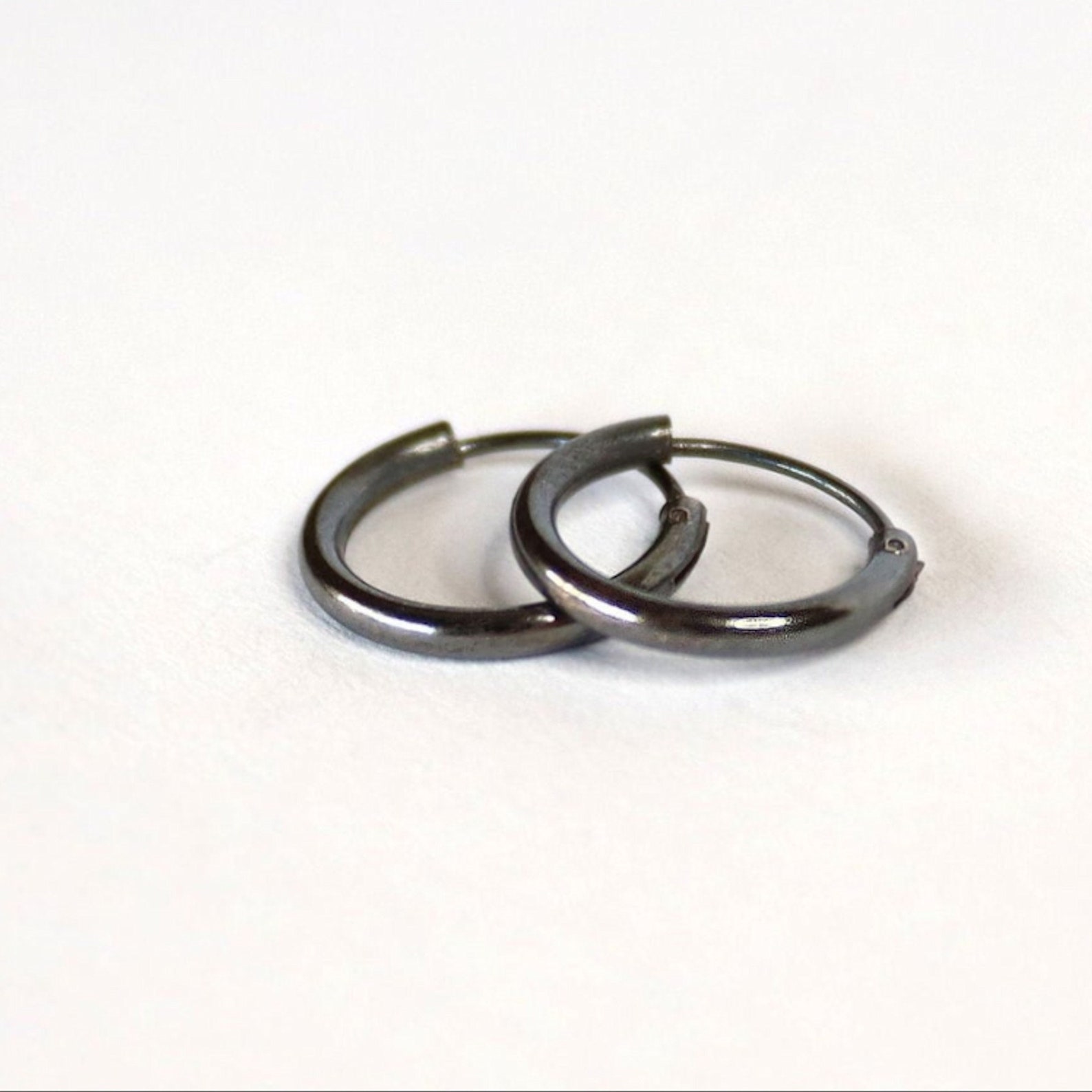 925 Sterling Silver Hoops for Men Essential Hoops Popular - Etsy