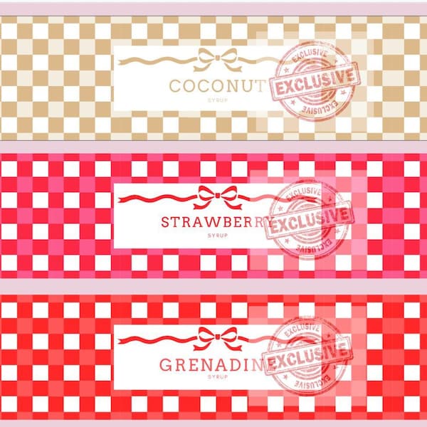 Syrup Printable Label - Etsy UK