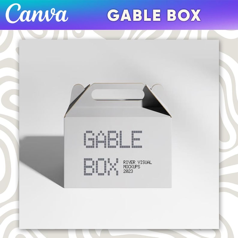 Gable Box Canva Template – Editable Gift Box Packaging Design - Etsy UK