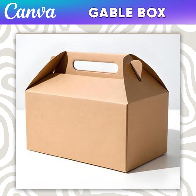 Gable Box Canva Template – Editable Gift Box Packaging Design - Etsy UK
