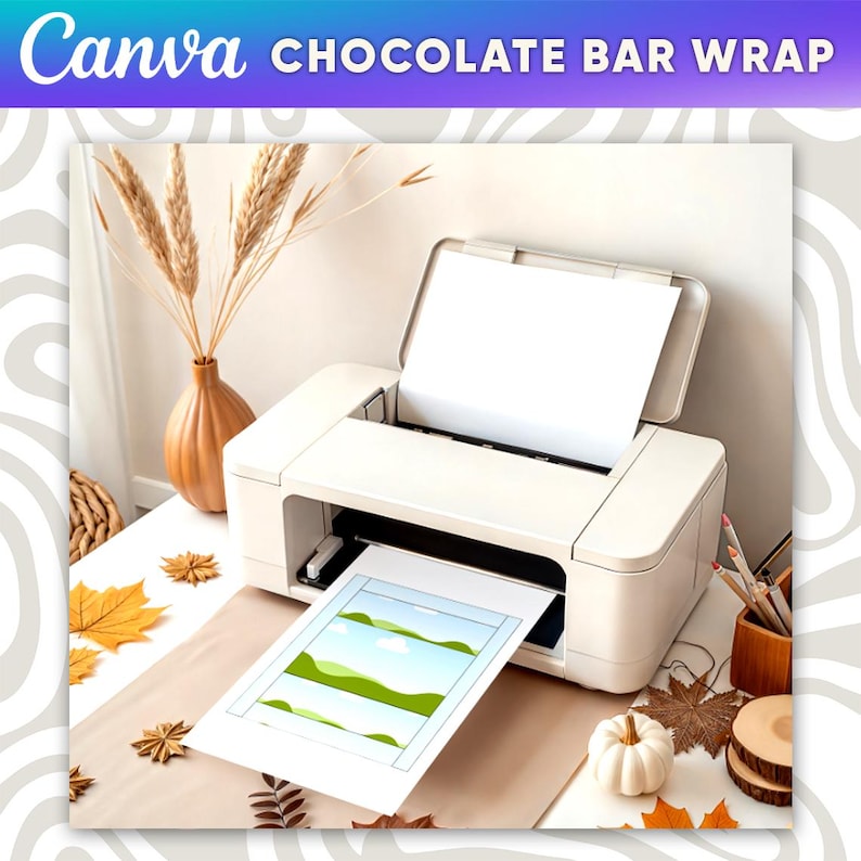 Chocolate Bar Wrap Canva Template – Editable Candy Wrapper Design - Etsy