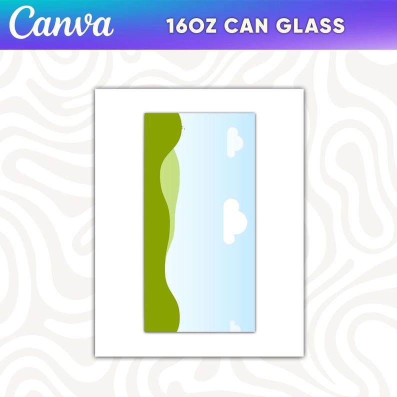 Modèle de canette de verre de 16 oz – Design d'emballage de verre ...
