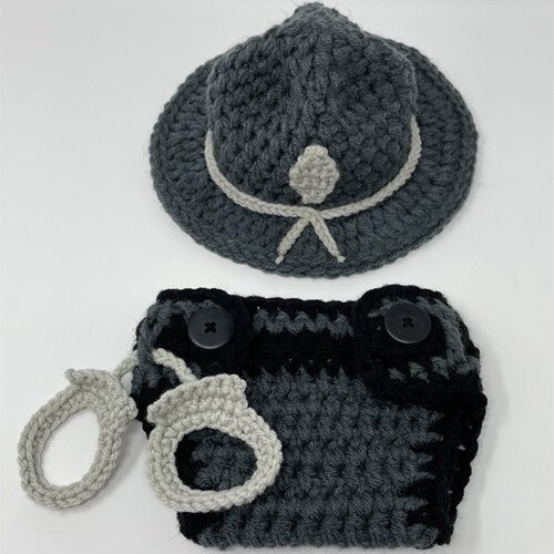 State Trooper Baby Hat Police Officer Baby Deputy Sheriff - Etsy