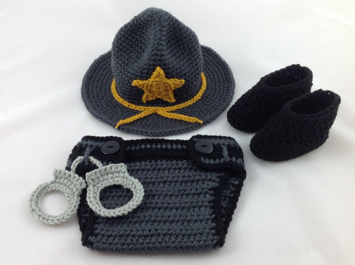State Trooper Baby Outfit - Police Officer Baby - Deputy Sheriff - Baby ...