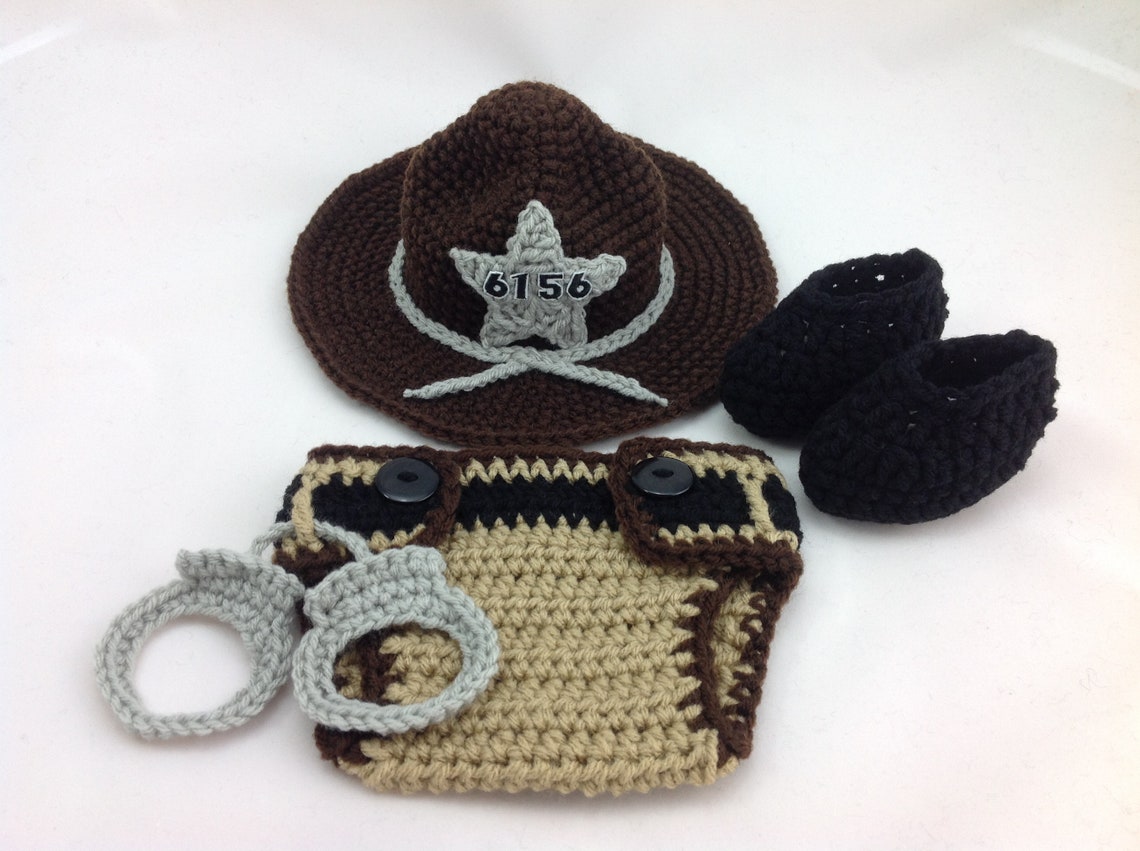 State Trooper Baby Outfit - Baby Sheriff's Outfit - Police Officer Baby ...