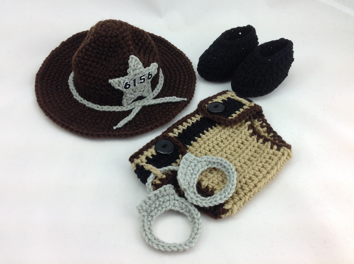 State Trooper Baby Outfit - Baby Sheriff's Outfit - Police Officer Baby ...