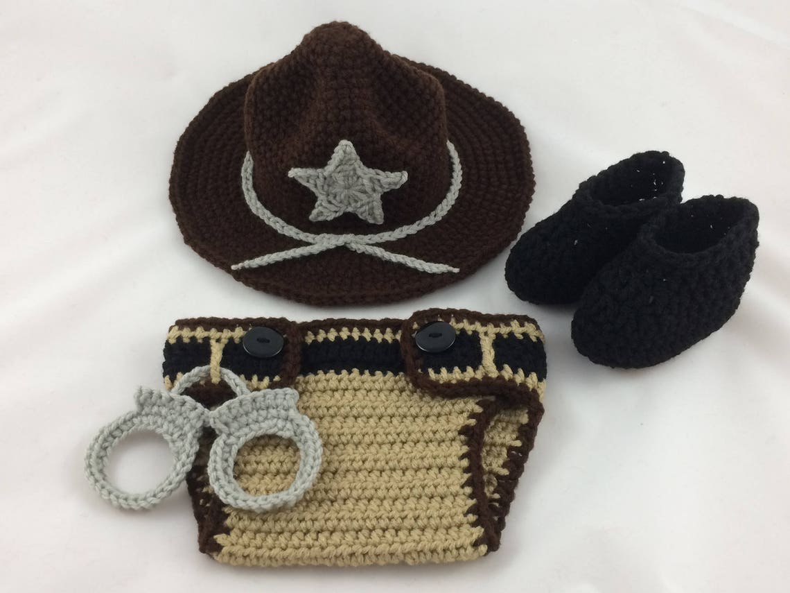 State Trooper Baby Outfit - Baby Sheriff's Outfit - Police Officer Baby ...