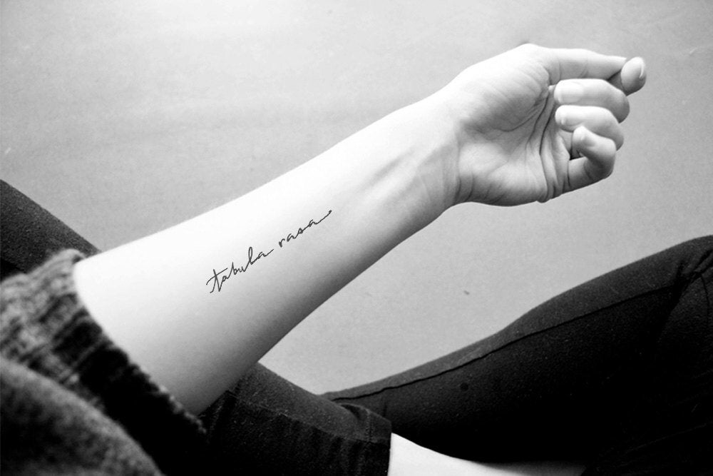 Cursive Writing Tattoos Names