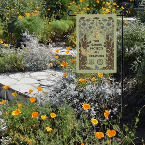 Protect Pollinators Garden Flag & House Banner, Save the Bees, Spread a ...