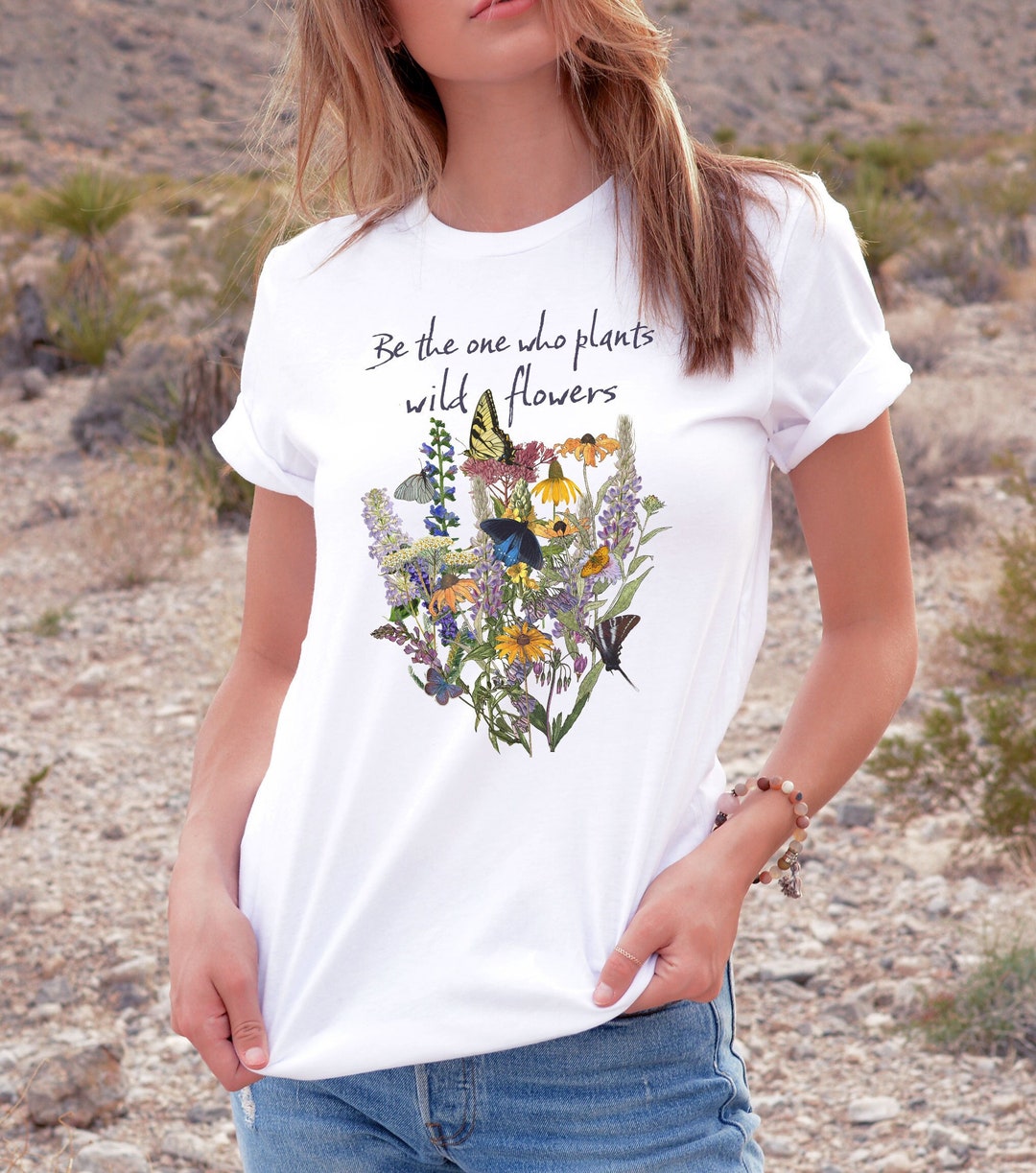 Naturalist Butterfly Garden Tee Shirt, Native Plants, Swallowtail ...