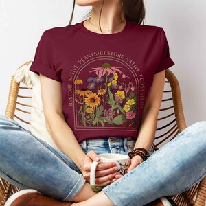 Save Native Plants Tee, Conservation, Ecology, Nature Lover, Naturalist ...