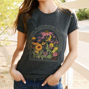 Save Native Plants Tee, Conservation, Ecology, Nature Lover, Naturalist ...