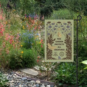 Protect Pollinators Garden Flag & House Banner, Save the Bees, Spread a ...