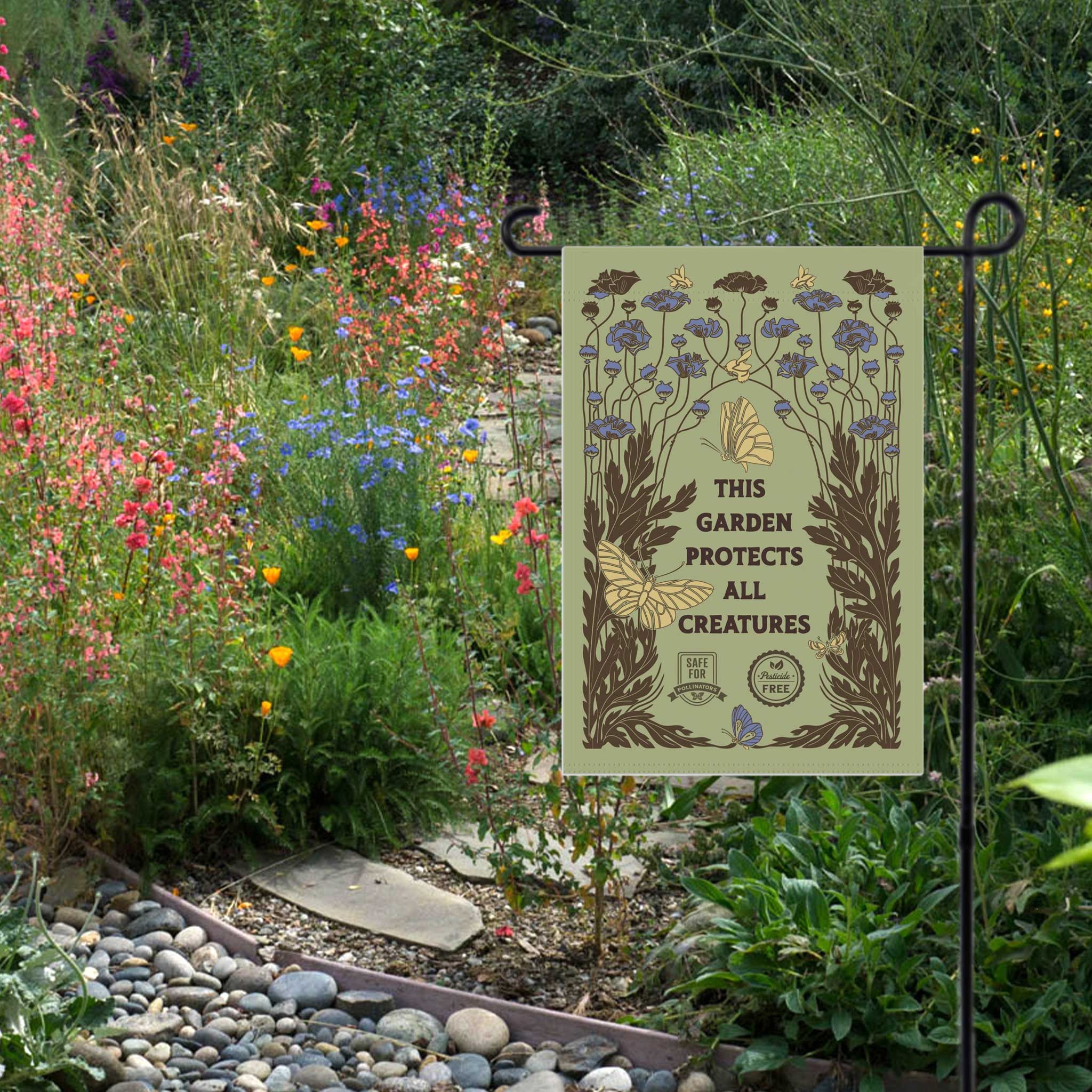 Protect Pollinators Garden Flag & House Banner Save the Bees - Etsy
