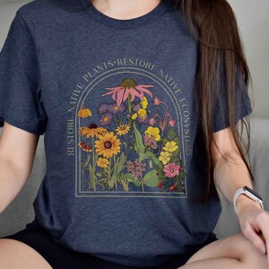 Save Native Plants Tee, Conservation, Ecology, Nature Lover, Naturalist ...