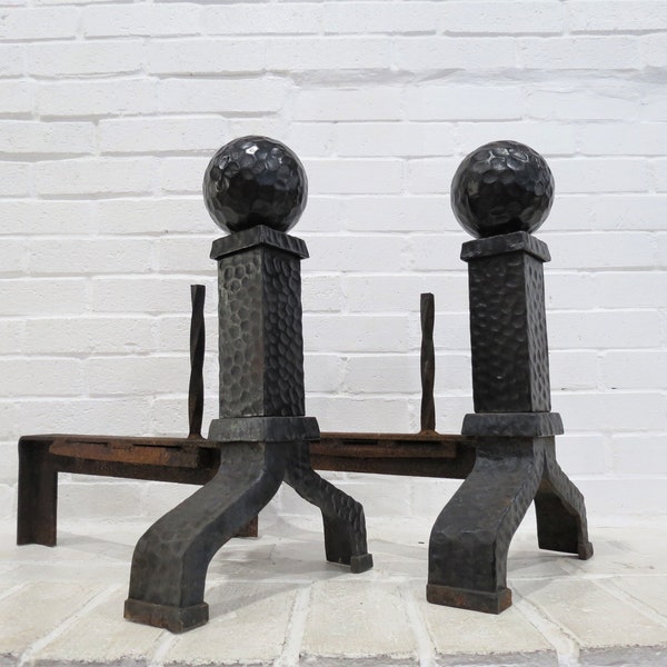 Large Andirons - Etsy