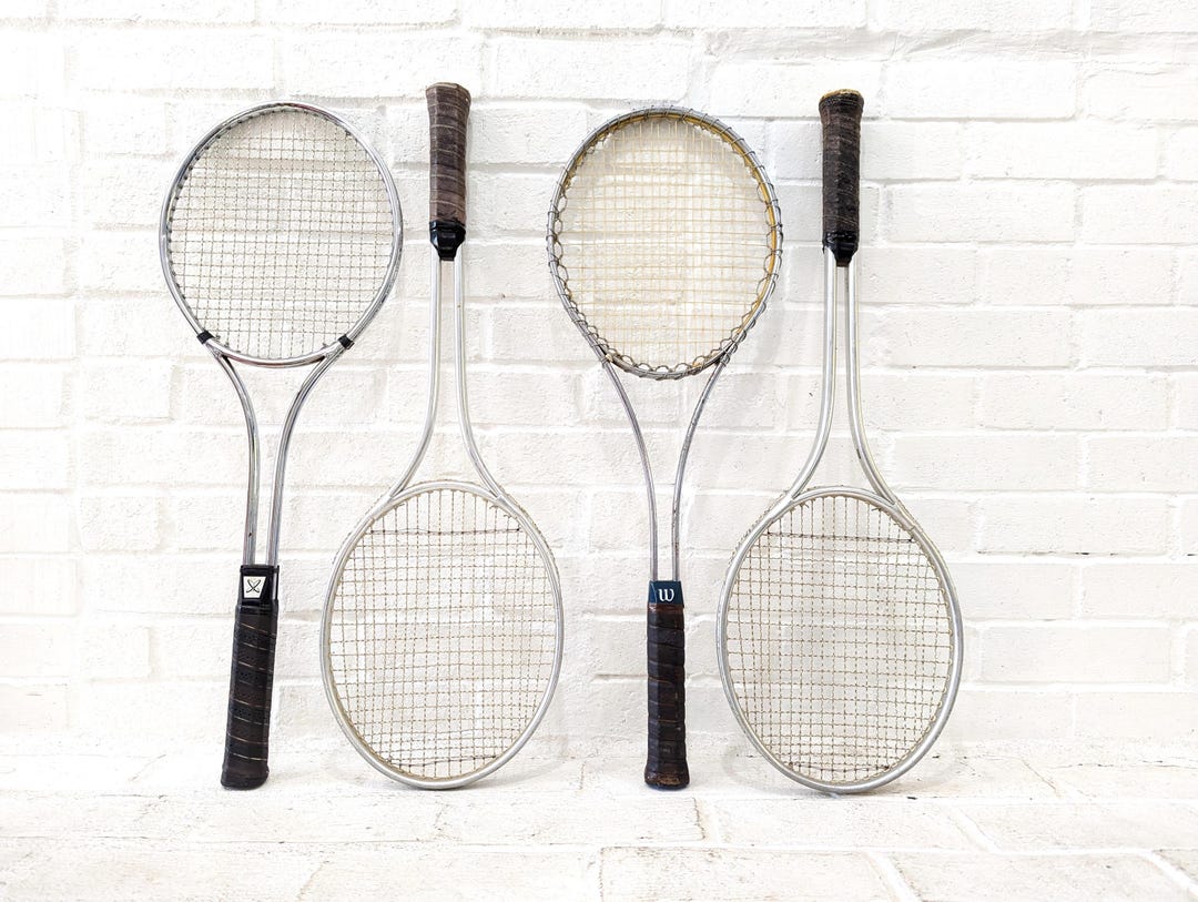 Vintage Tennis Racquet Lot // Metal Frame Rackets, Instant Collection ...