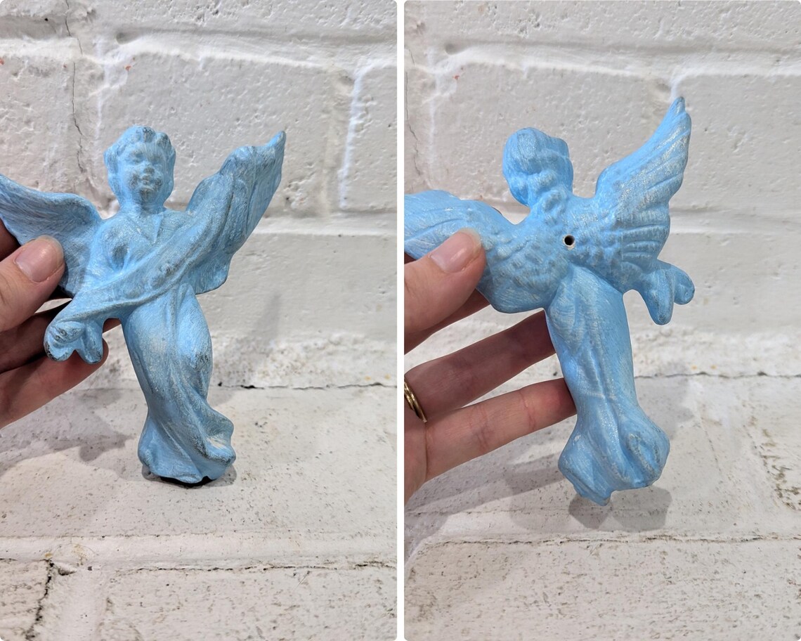 Atlantic Mold Nativity Set // Vintage Blue Ceramic Christmas Display ...
