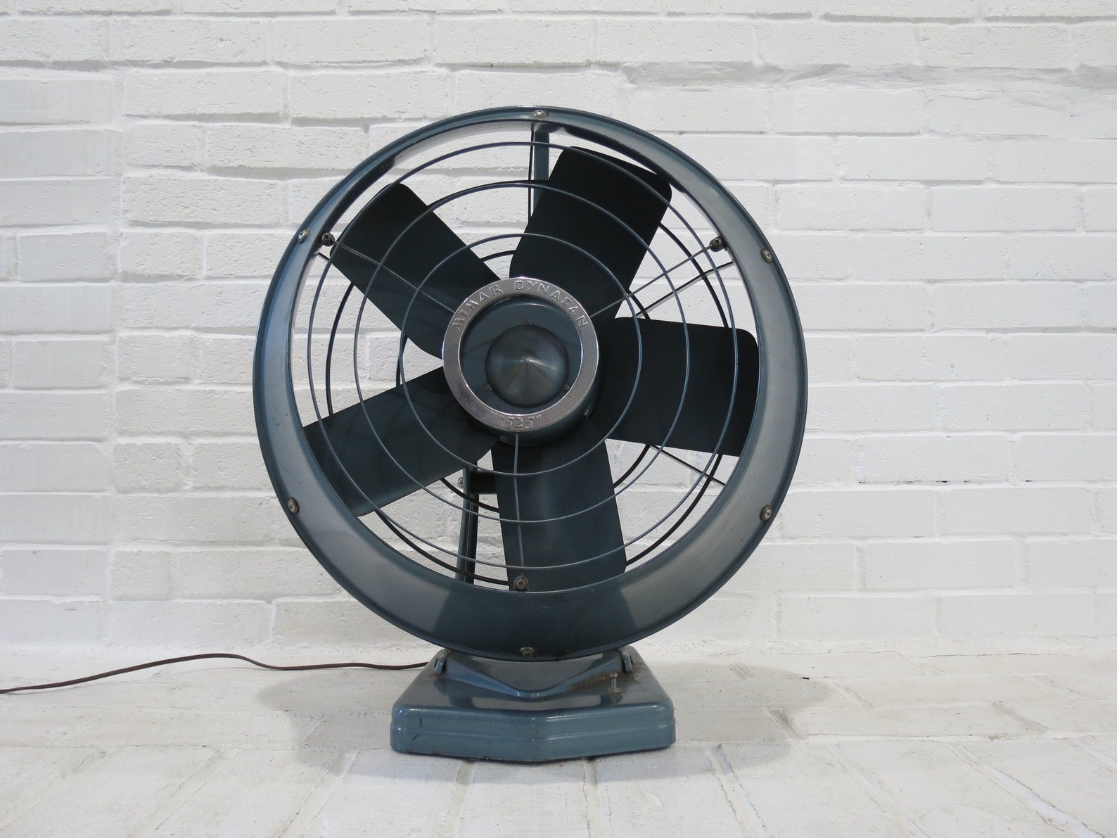 Oversize Electric Fan // Vintage Working Mimar Dynafan "525" Fan, Caged ...