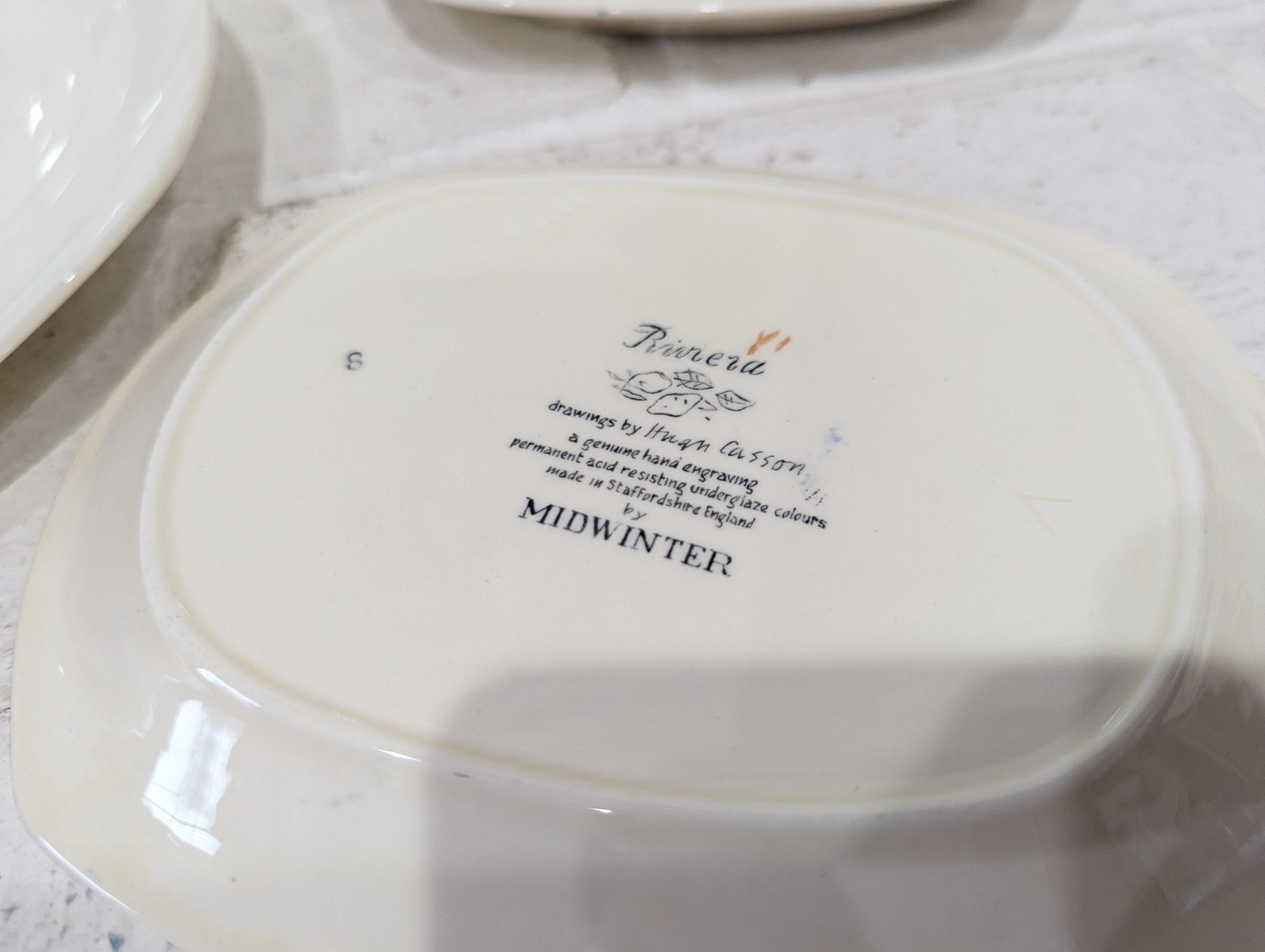 Midwinter Riviera Platters Set // Vintage Mid Century Modern ...
