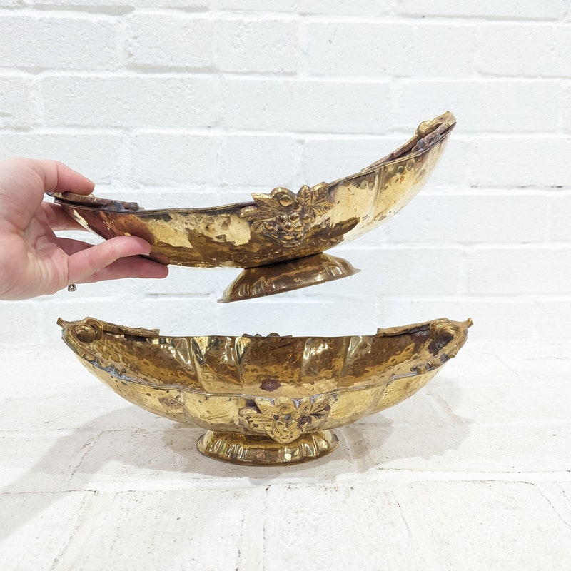 Brass Centerpiece - Etsy