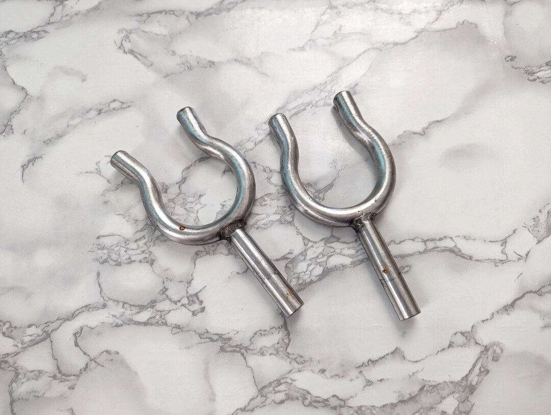 Vintage Oarlocks Pair // Metal Oar Rests Paddle Holders, Nautical ...