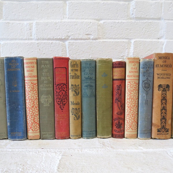 Antique Book Collection - Etsy
