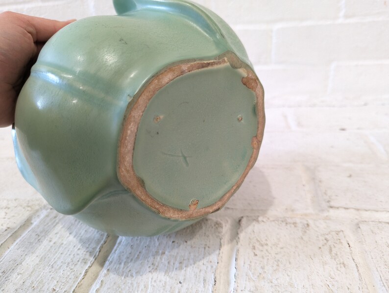 Antique Stangl Pottery Vase // Vintage Tulip Vase, Cabbage Lettuce ...