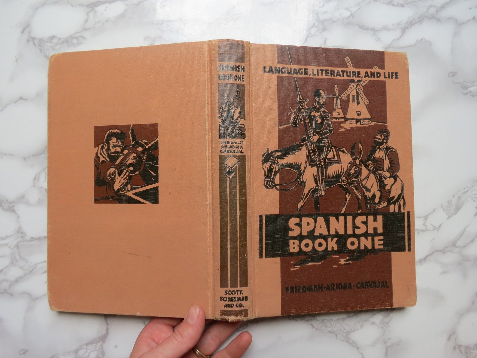 Antique Spanish Text book // Spanish Book One 1936 | Etsy