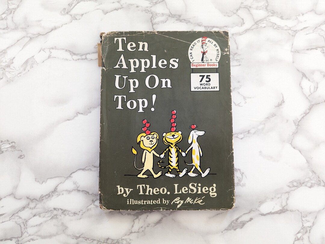 Ten Apples up on Top // Vintage 1961 Hardcover B-19 Theo Lesieg Roy ...