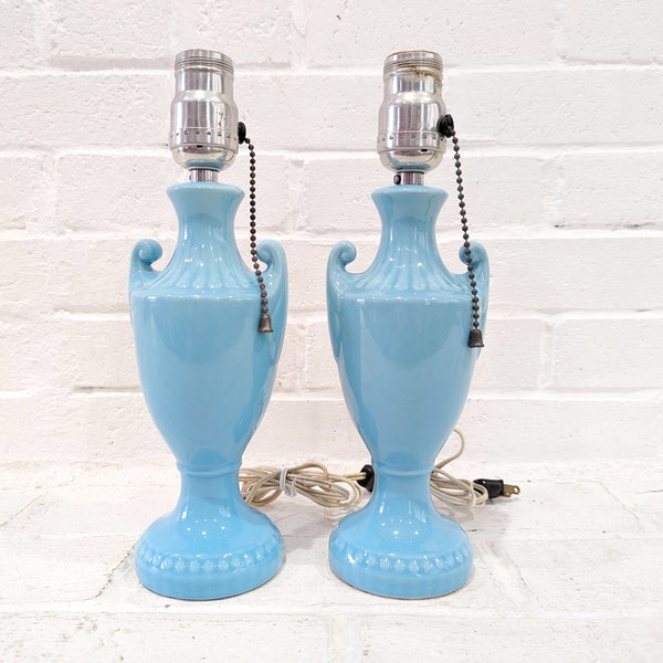 Turquoise Table Lamp - Etsy