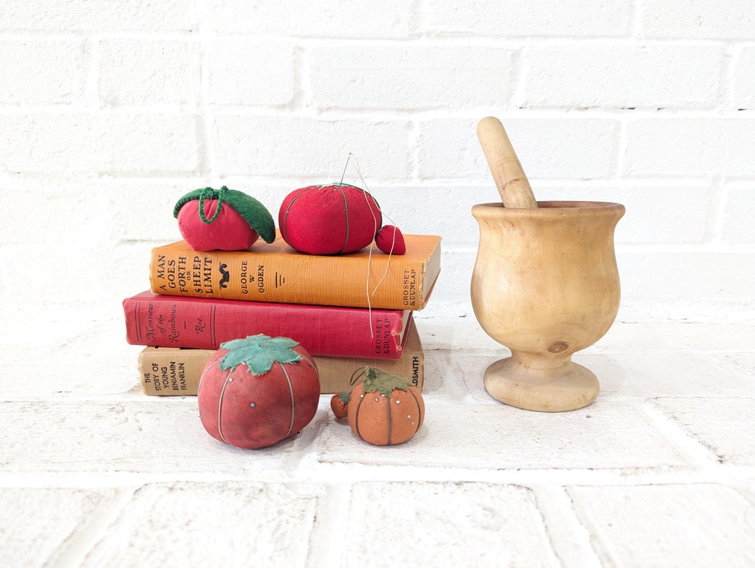 Antique Wooden Mortar and Pestle // Farmhouse Kitchen Turned Wood ...