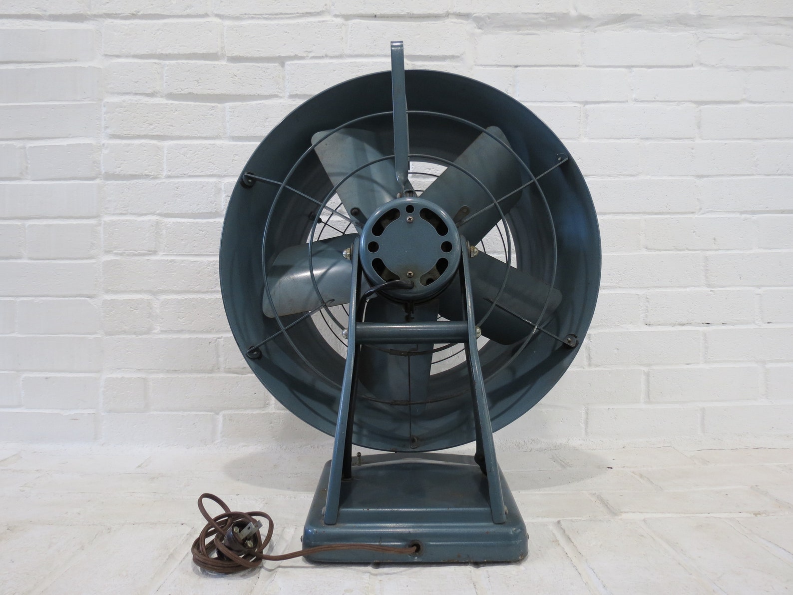 Oversize Electric Fan // Vintage Working Mimar Dynafan "525" Fan, Caged ...
