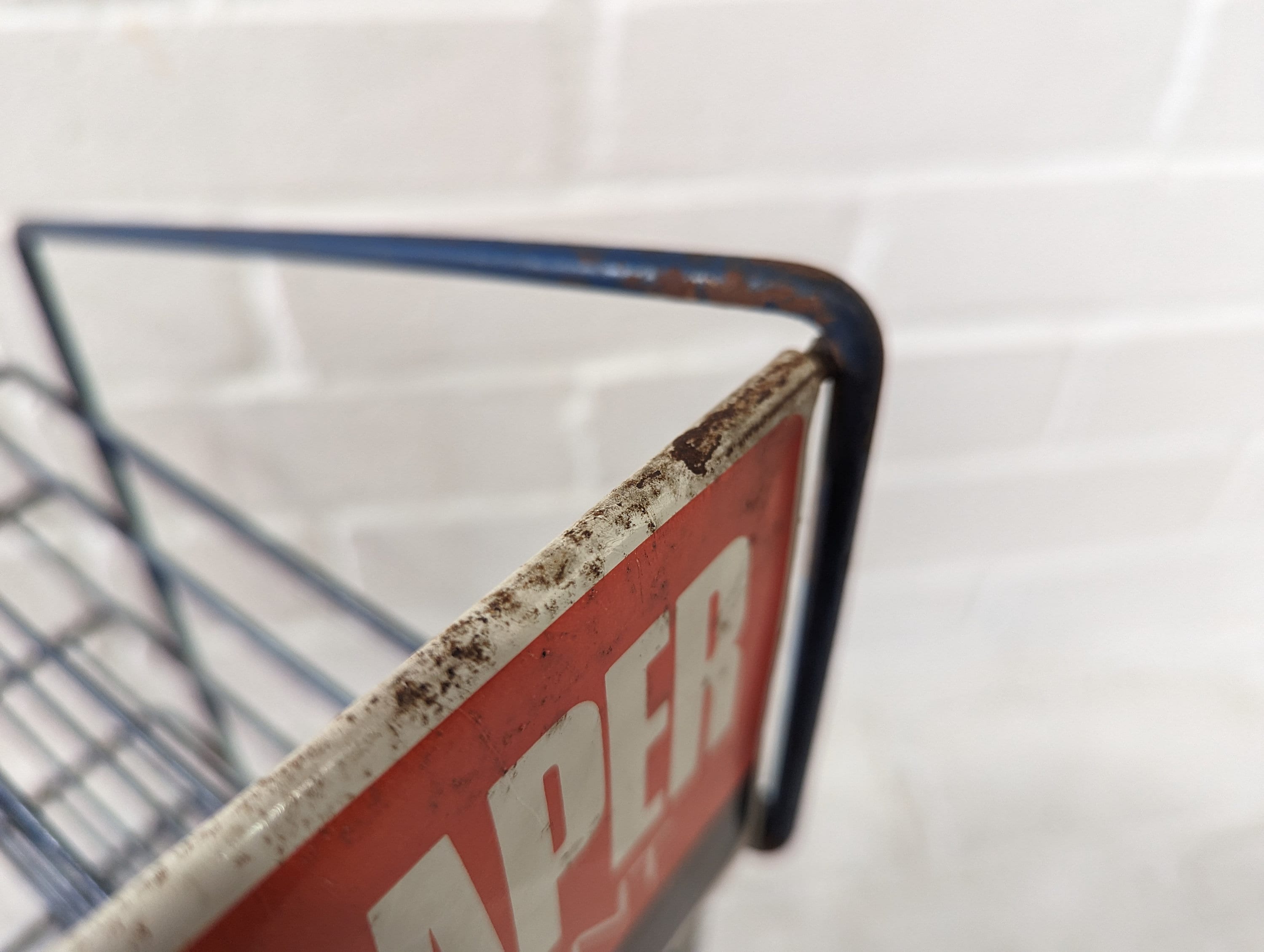 Vintage Sandpaper Display Rack // Hardware Store Display Retail Shelf ...