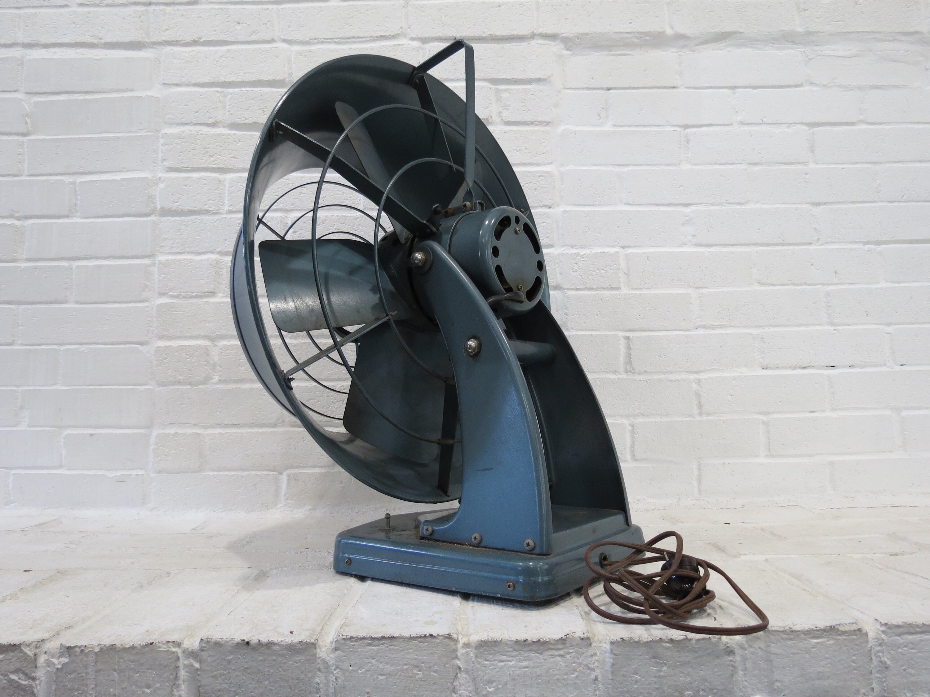 Oversize Electric Fan // Vintage Working Mimar Dynafan "525" Fan, Caged ...
