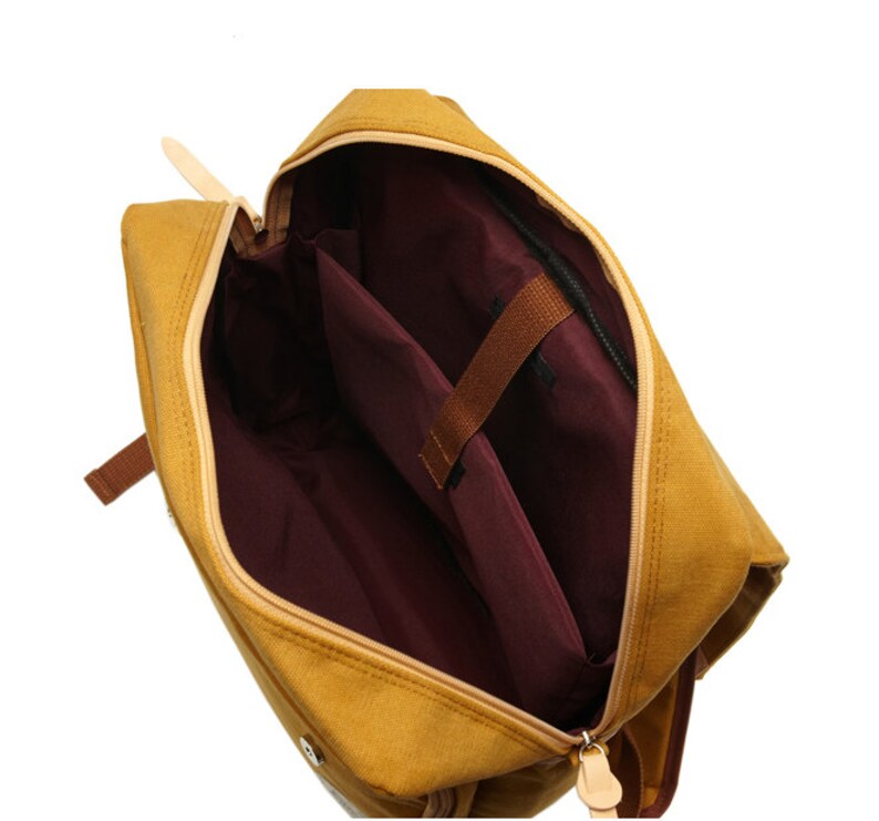 Simple Cotton Square Backpack charcoal Gray - Etsy