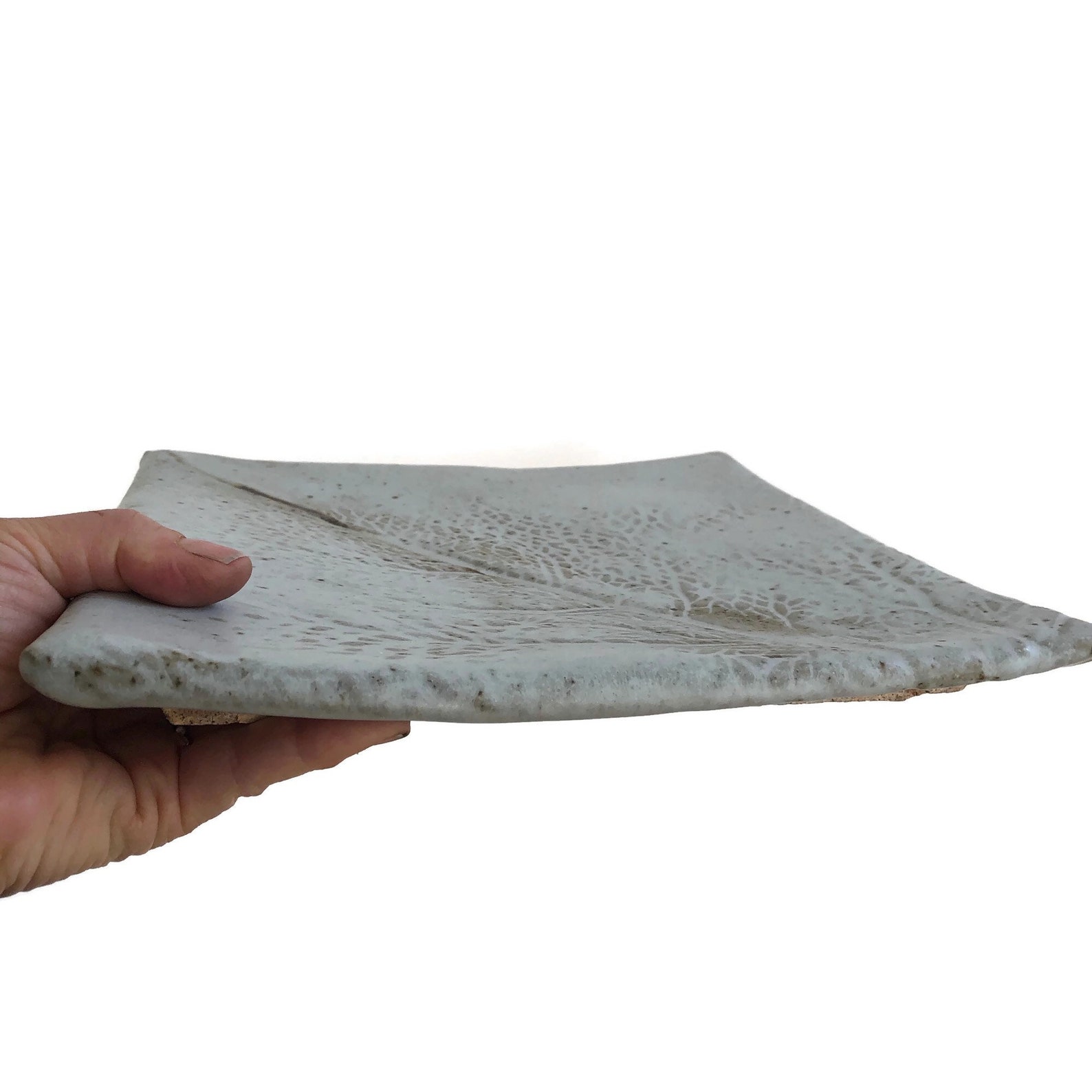 Unique Ceramic Square Sushi Plate Serving Platter East Asian Inspired ...