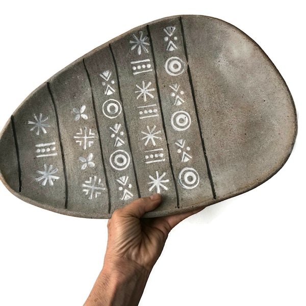 Large Ceramic Tray - Etsy