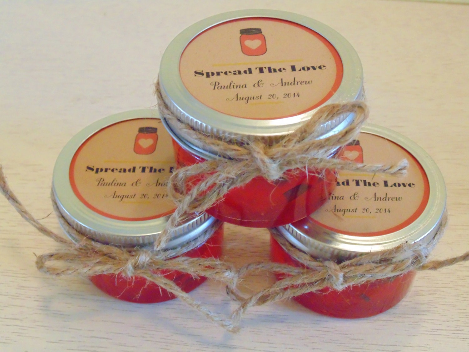 Mason Jar Jam Wedding Favors Mini Jars Shower Favors Etsy