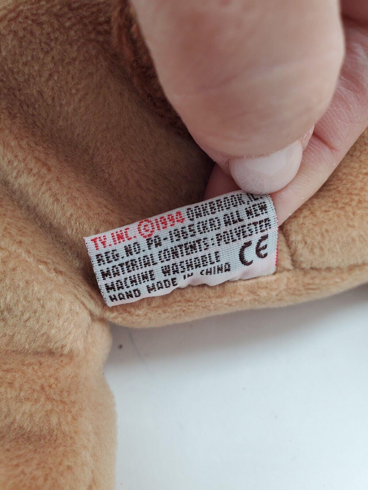 Ty Plush Dog Woof Pillow Pals Plush 14”animal Brown Floppy Lovey Satin ...