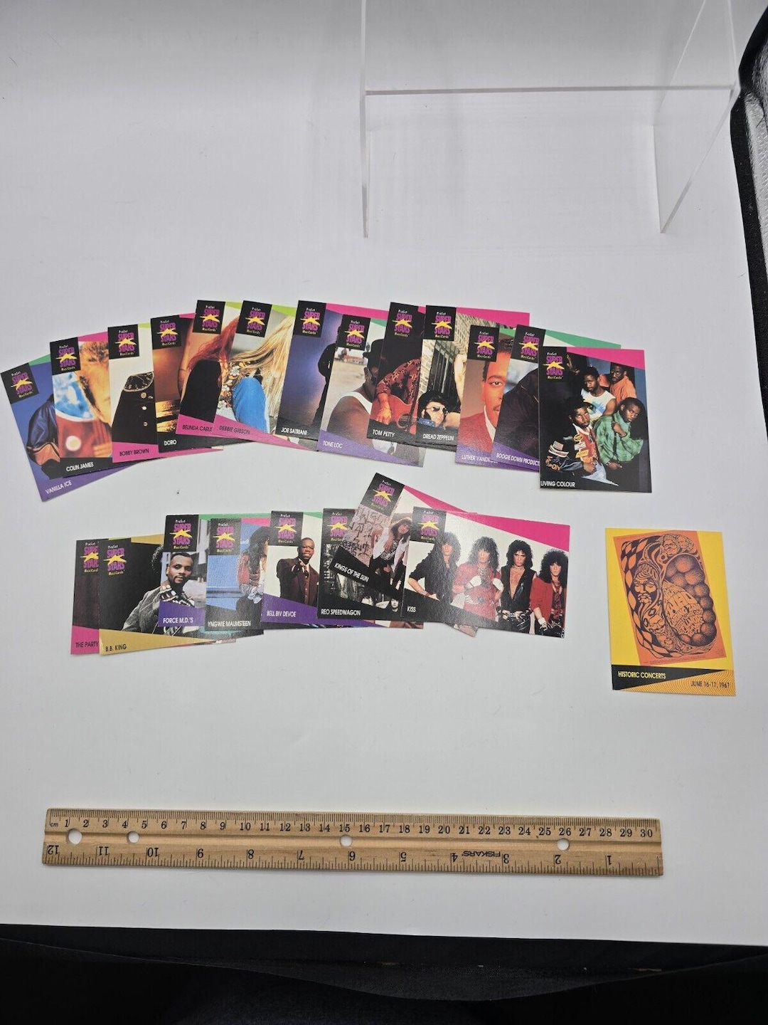 Proset Super Stars Musicards Janet Jackson Pretenders Go-gos Debbie ...