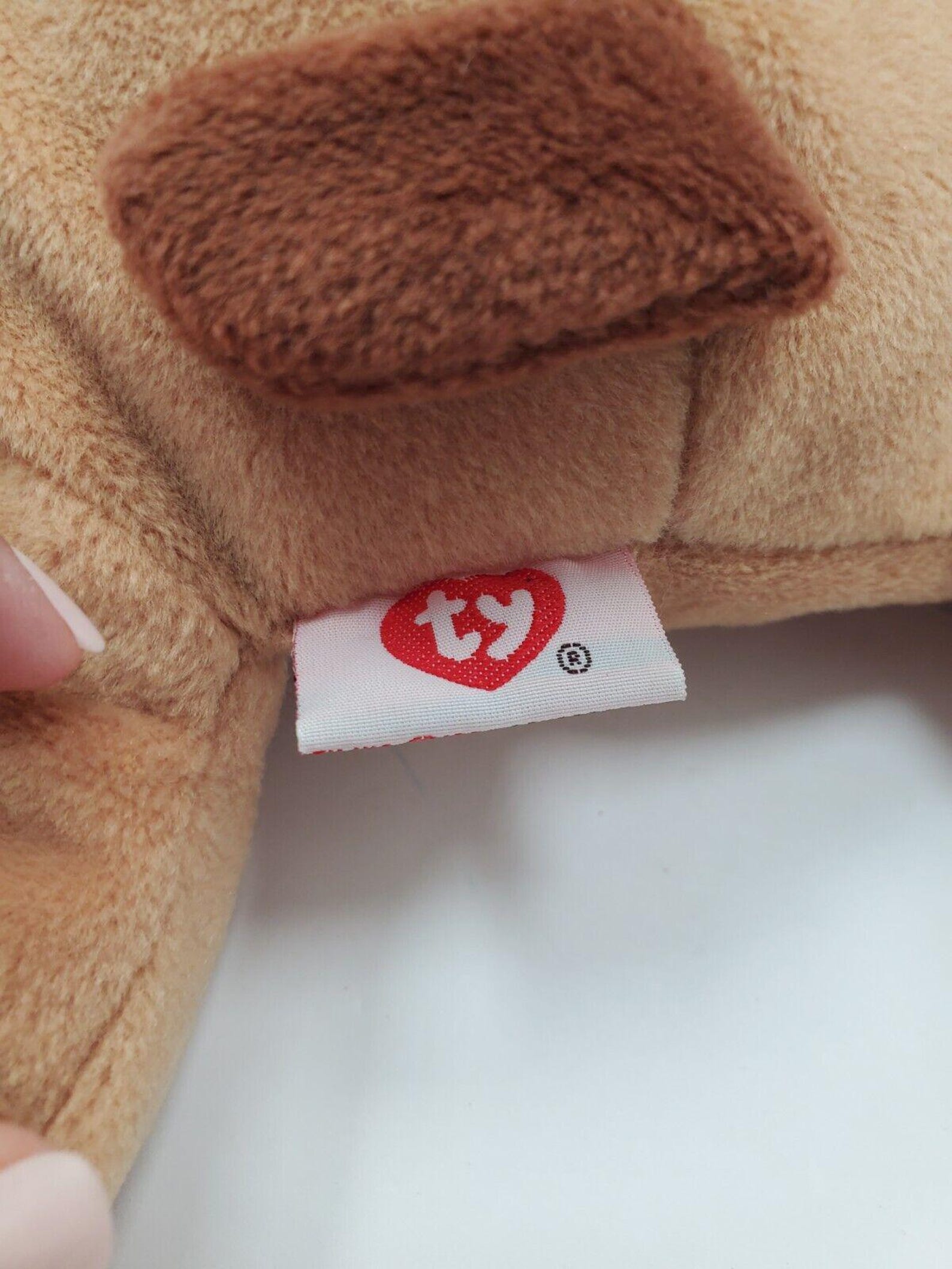 Ty Plush Dog Woof Pillow Pals Plush 14”animal Brown Floppy Lovey Satin ...