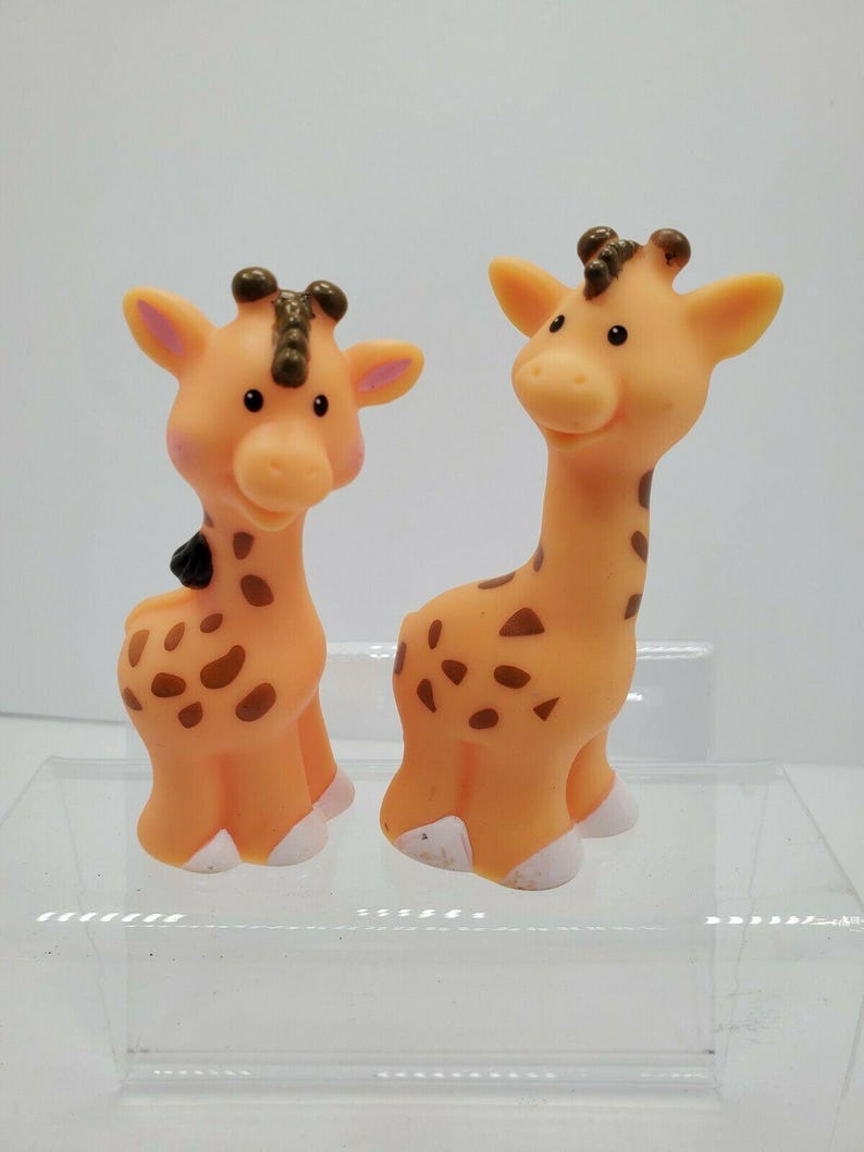Fisher Price Little People~zoo Animal Noah's Ark~set of 2 Giraffes 2002 ...