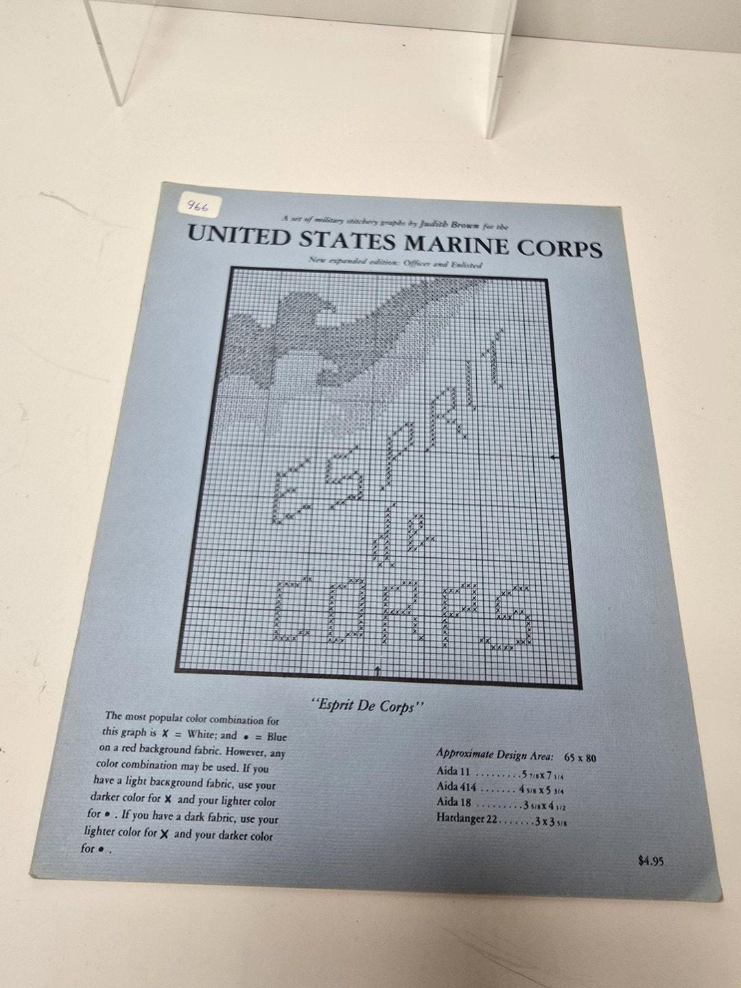 United States Marine Corps Military Stitchery by Judith Brown Cross ...