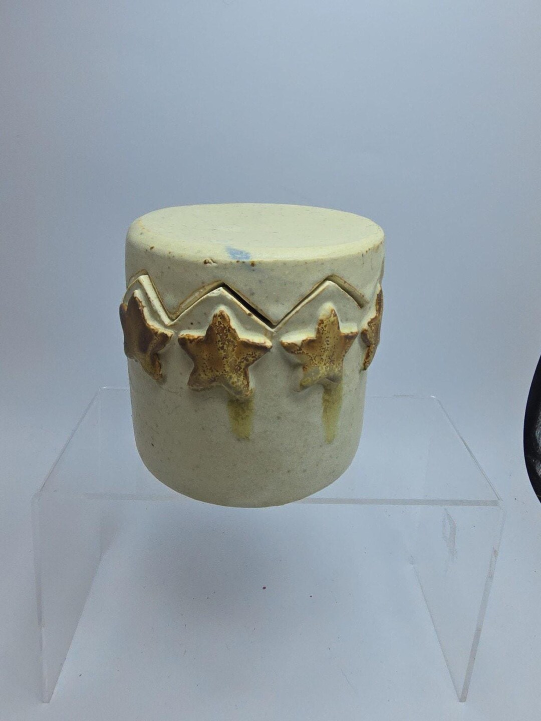 STUDIO ART POTTERY Tan Star Canister Signed Red Star Pottery - Etsy