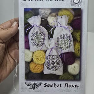 Sachet Away - Ink Circles - Cross Stitch Pattern Chart - Etsy